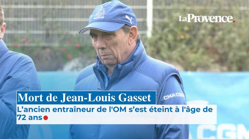 Mort de Jean-Louis Gasset, ancien entraîneur de l'OM, à l'âge de 72 ans