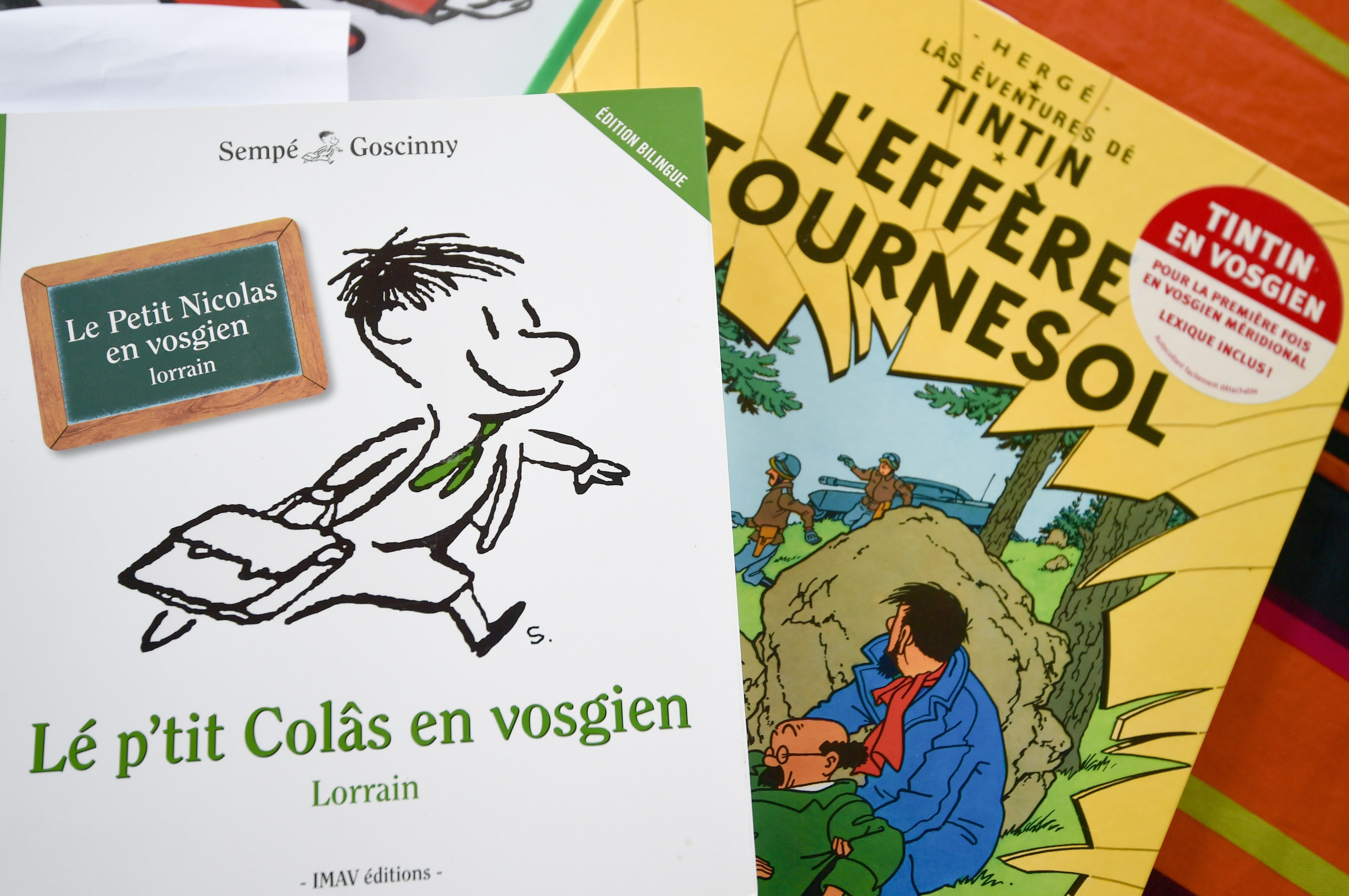 L’album de Tintin “Les Bijoux de la Castafiore” traduit en patois vosgien