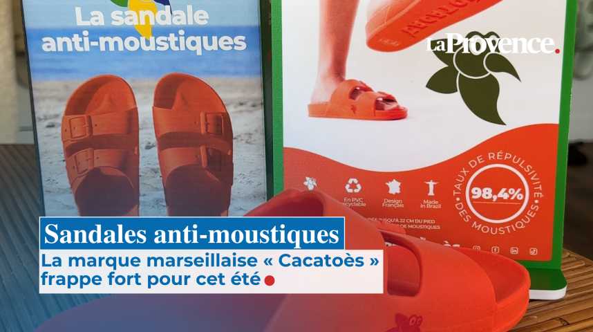 Cacatoès lance Mosquitoès, la première sandale anti-moustiques ...