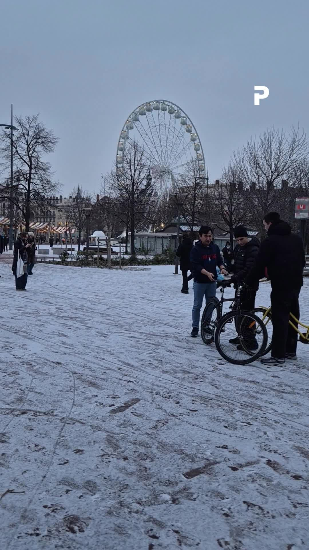 La neige est arrivée à Lyon