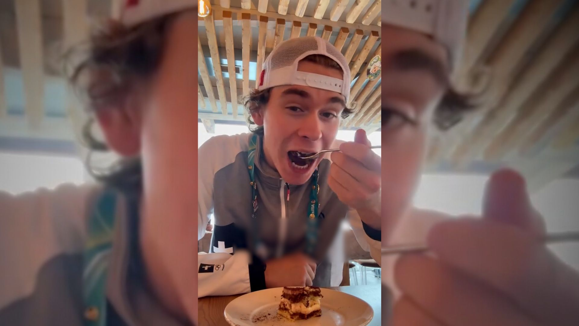 Après le muffin au chocolat de 2024, ce snowboardeur a trouvé le ...