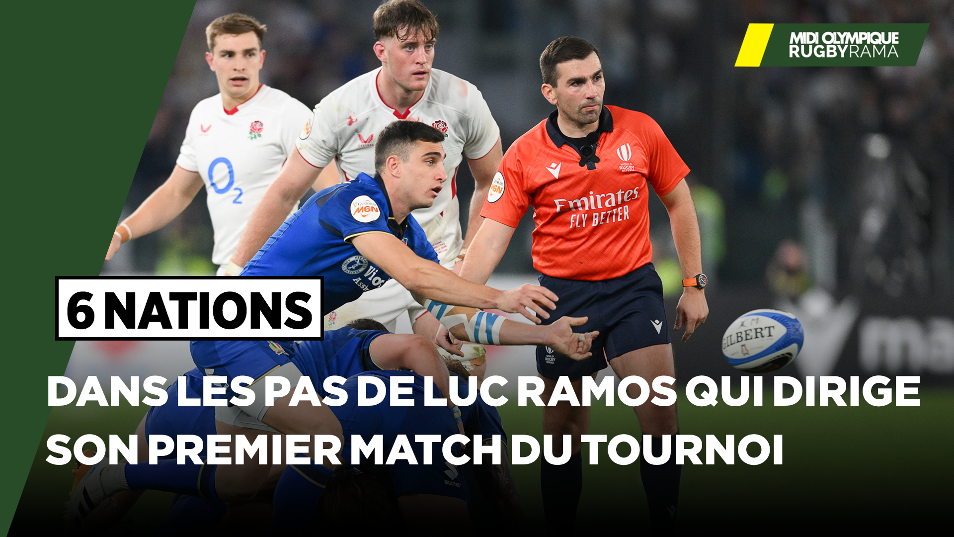 Tournoi des 6 Nations. On a suivi Luc Ramos, l’arbitre français qui a ...