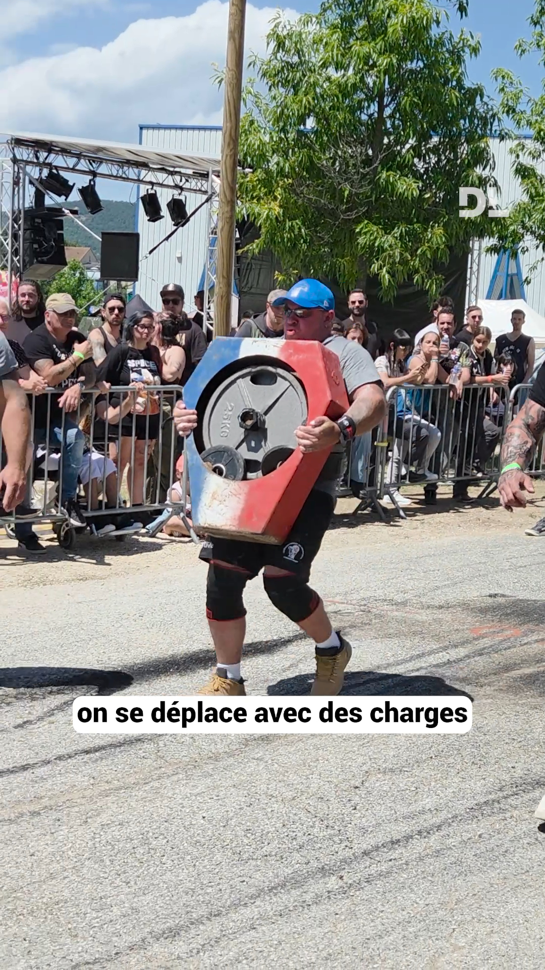 Deuxième manche du championnat français de strongman à Davézieux