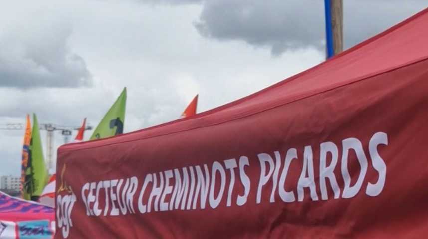 Vidéos : Amiens : les cheminots du « laboratoire picard » en grève ...